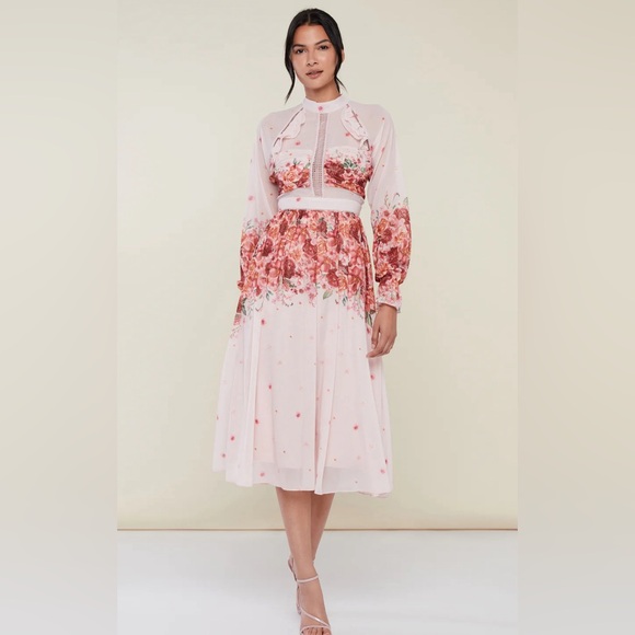 Rachel Parcell | Dresses | New Rachel Parcell Floral Midi Dress Size 2 ...